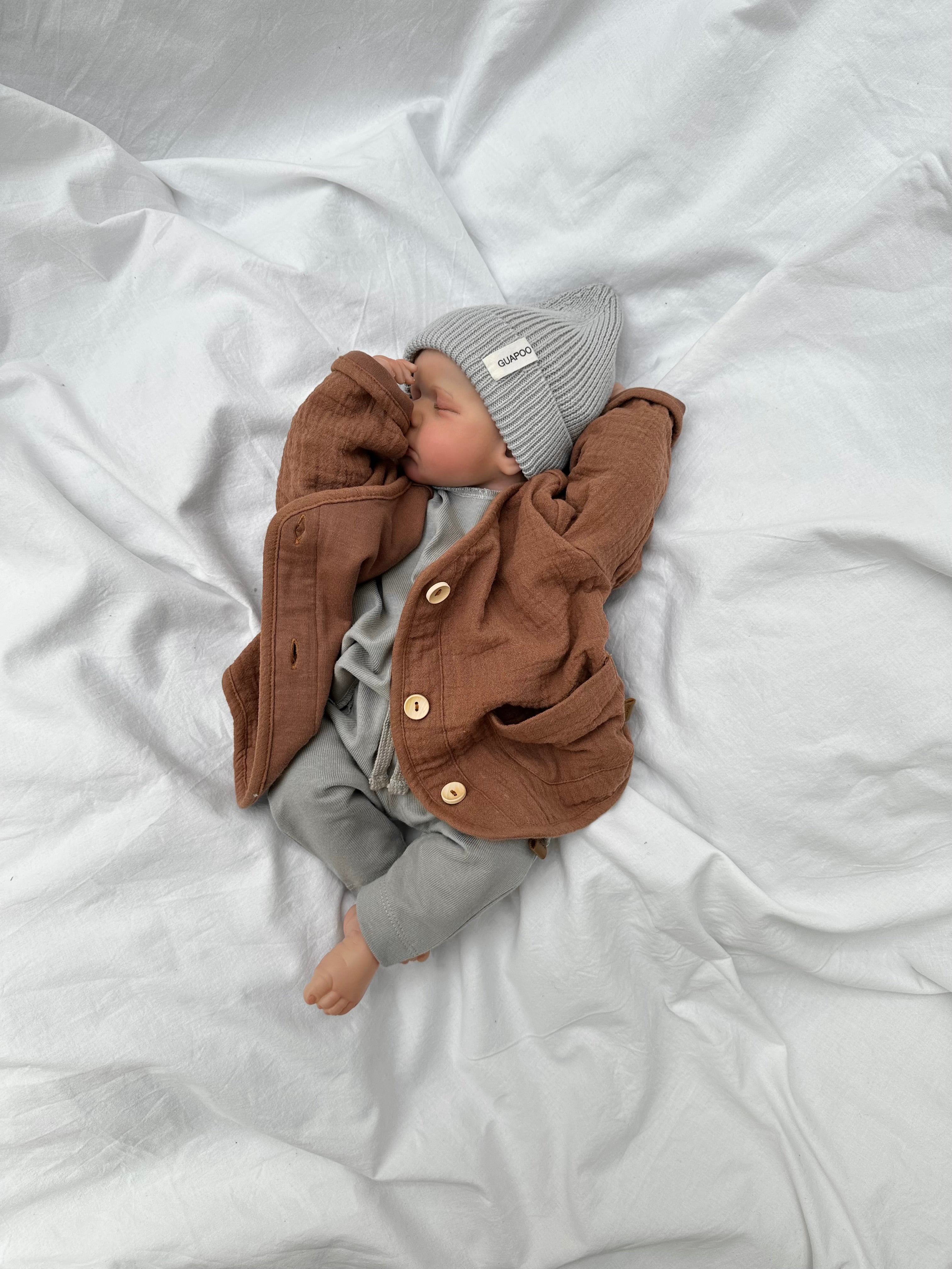 MUSLIN JACKET | MOCHA – GUAPOO